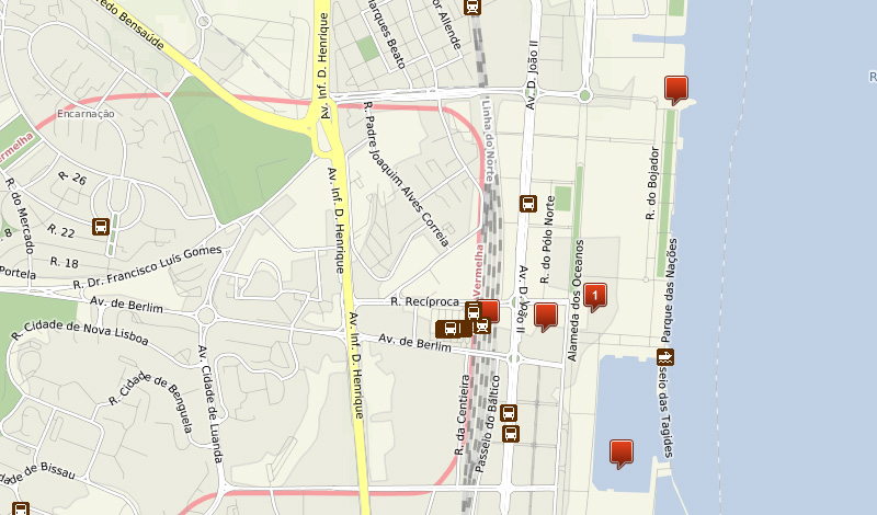 Altice Arena > Planear Visita > Como chegar > Localização